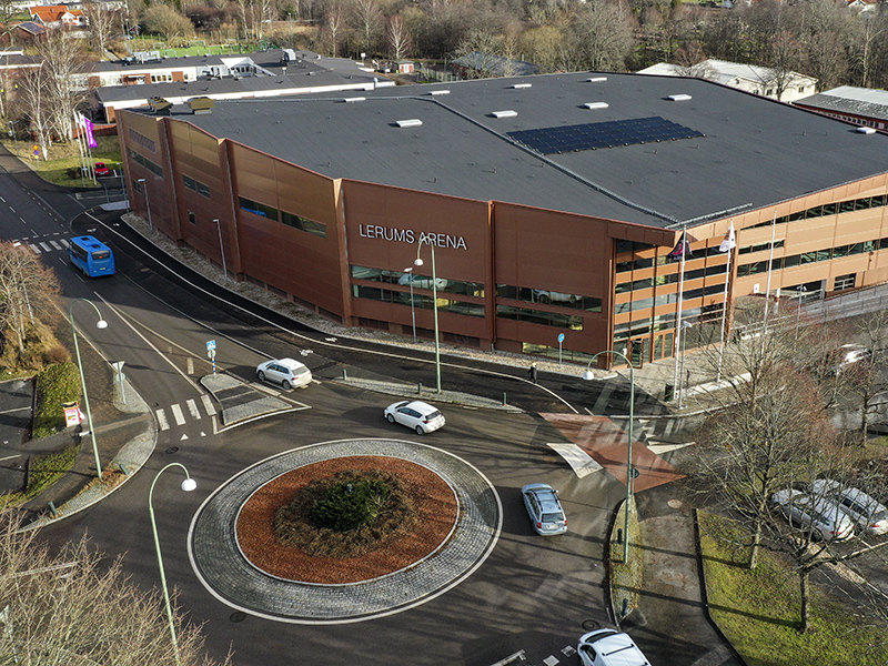 Miljöbyggnad Silver för Lerums Arena | Tyréns